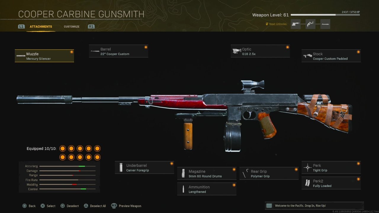 COOPER CARBINE + SMG BEAM! NO RECOIL SETTINGS FOR CRONUS ZEN AND STRIKE ...