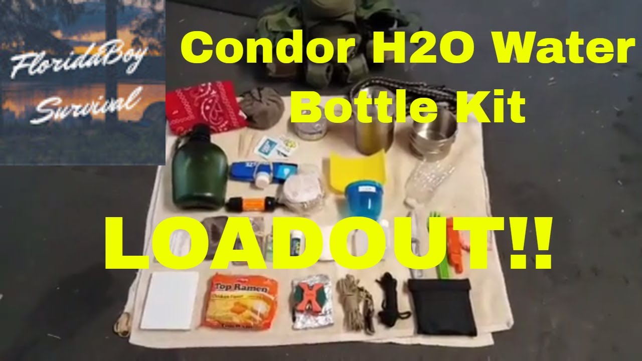 Condor H2O Water Bottle Kit - LOADOUT!! - YouTube
