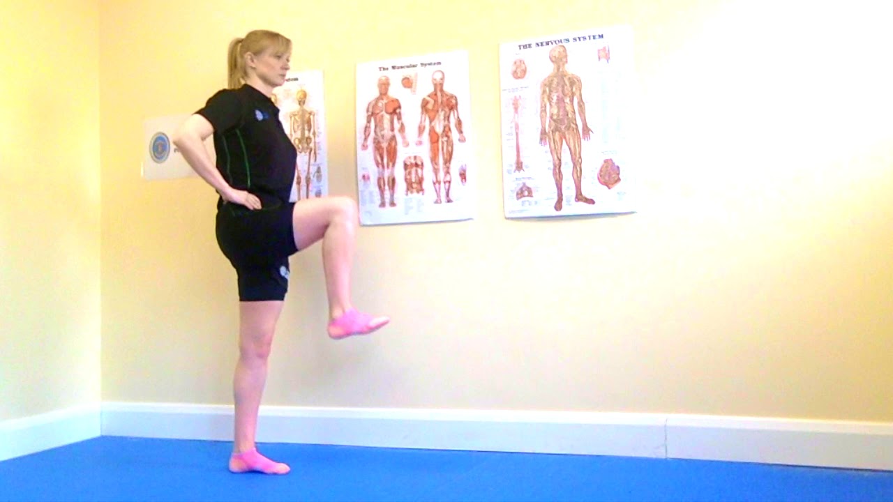 Single Leg Balance with Leg Swing - YouTube