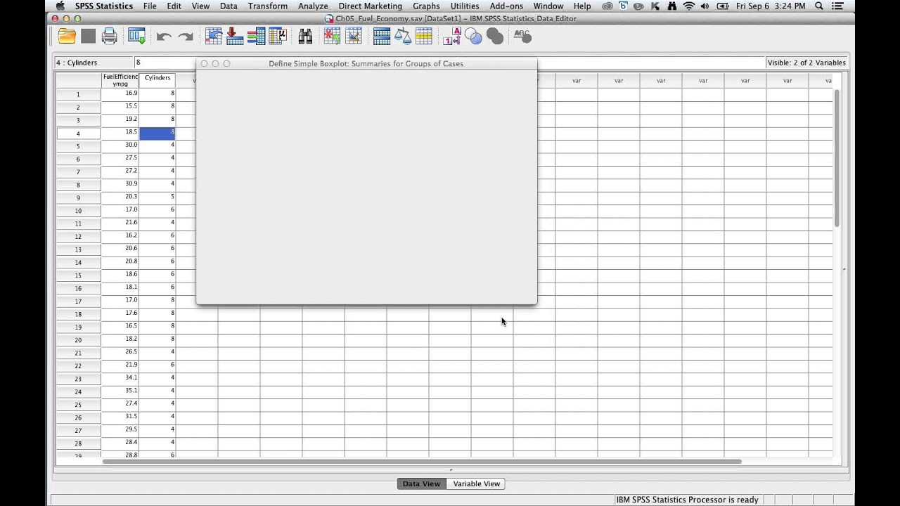 Comparative boxplots in SPSS - YouTube
