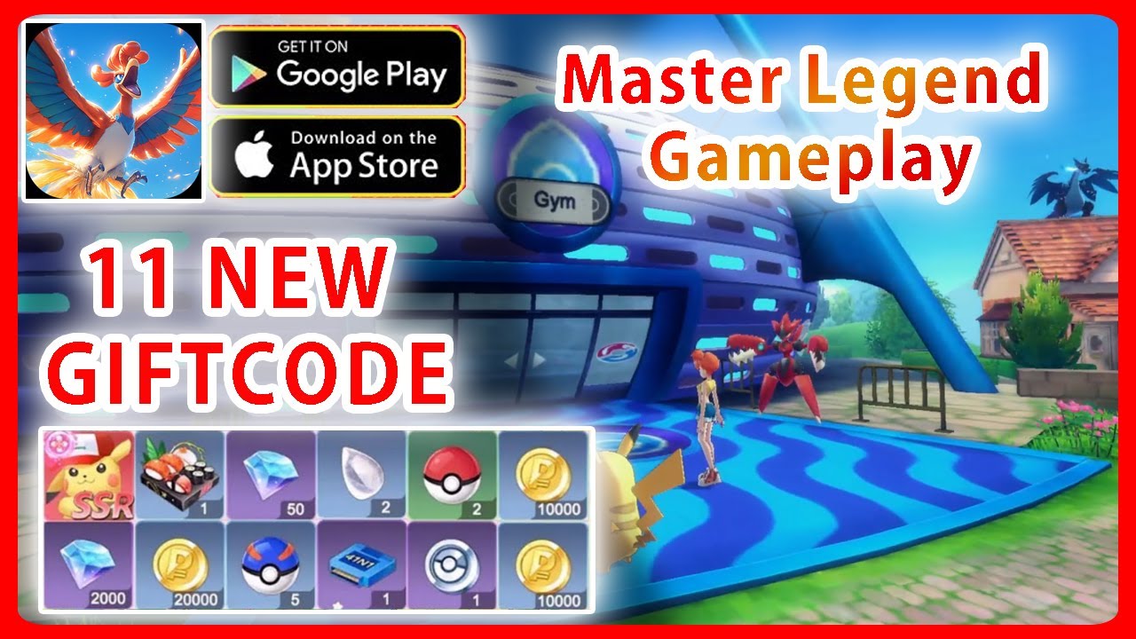 Master Legend Gameplay & How to Redeem Code Master Legend & All 11 Giftcodes (Pokemon RPG ...
