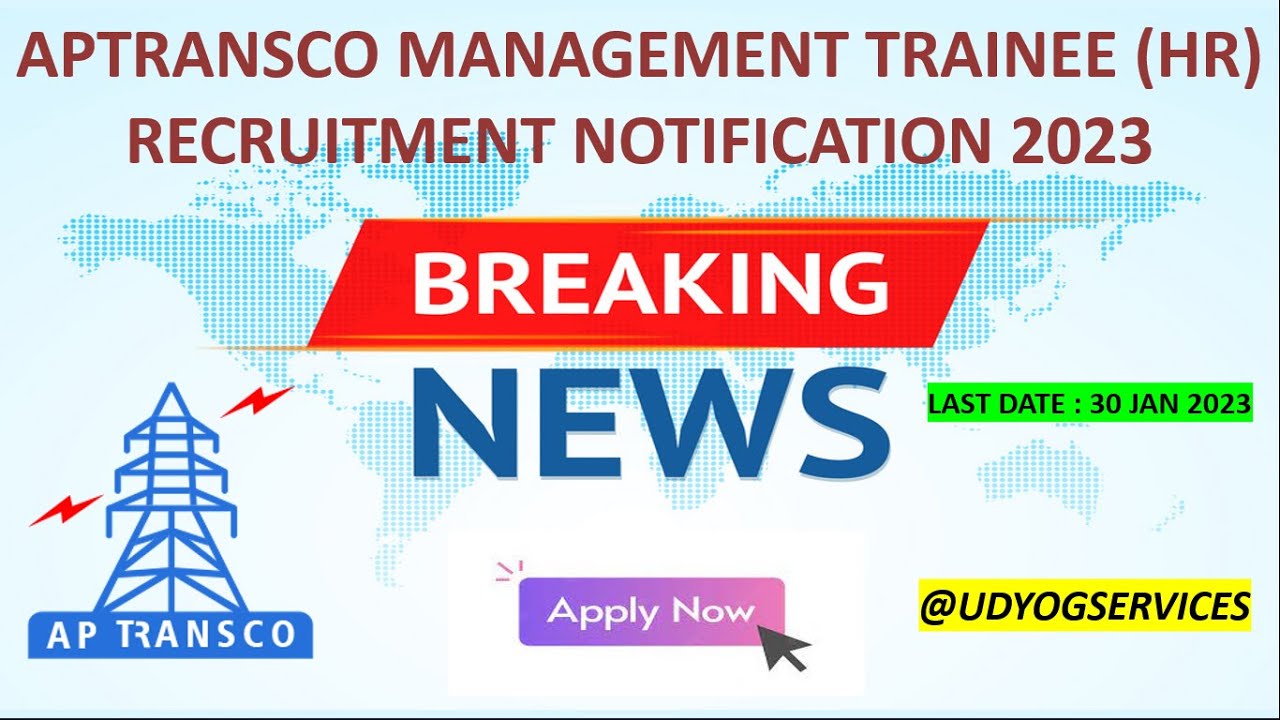 APTRANSCO Notification 2023| APTRANSCO| AP State only| Last Date _ 30 ...