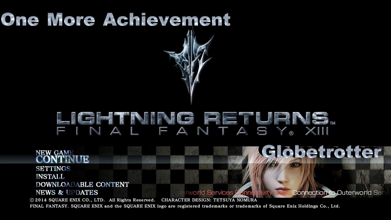 One More Achievement - FF13 Lightning Returns Globetrotter - YouTube