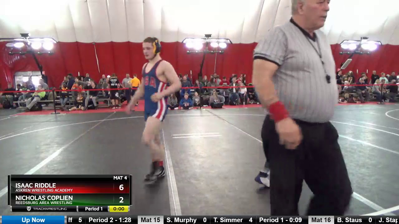 Juniors 145 Isaac Riddle Askren Wrestling Academy Vs Nicholas Coplien ...