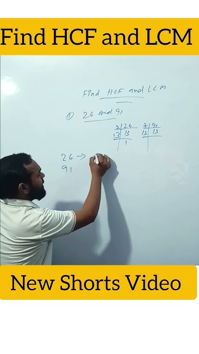 Find Hcf And Lcm π Single Shorts Video Shortsfeed Viral Lcmandhcf Youtube