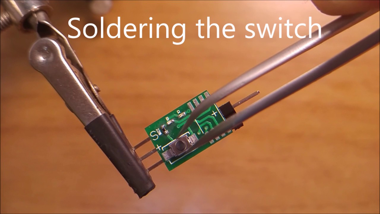 Soldering Tiny Timer - Short tutorial - YouTube