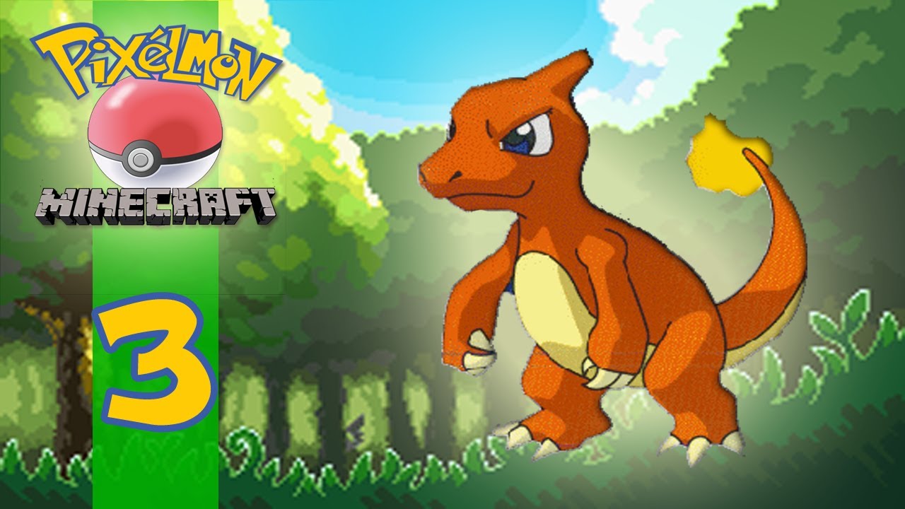 Pixelmon Adventures in Kanto: Episode 3 - Charmander Evolves (MineCraft ...