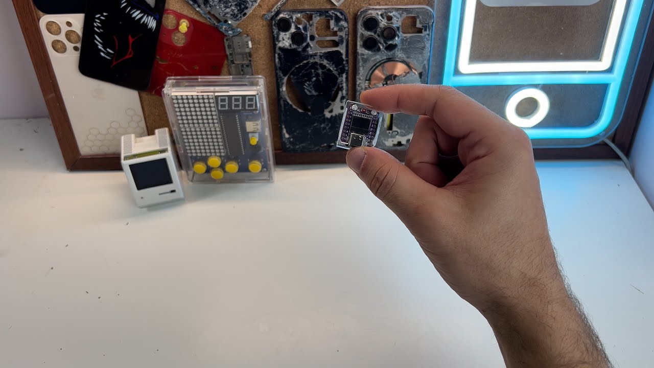 DIY Super Tiny Handheld with 0.42 Inch Screen - YouTube