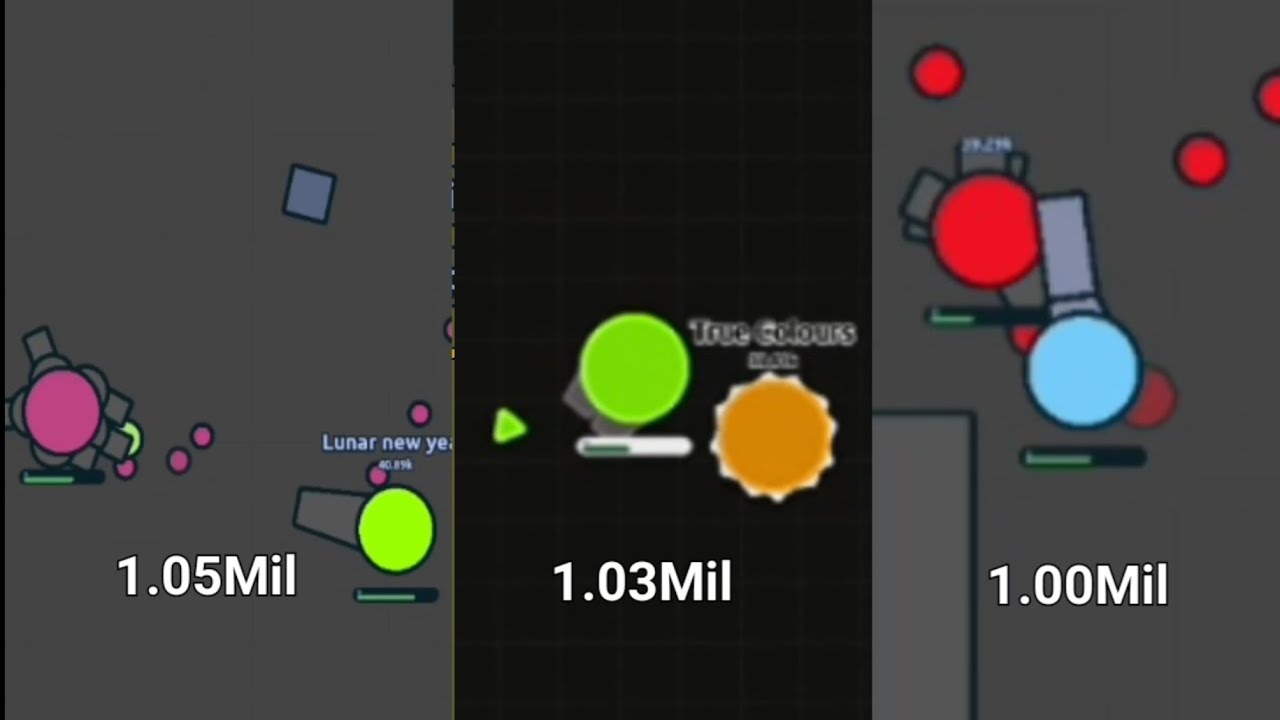 The three of my 1 Mils in Arras.io (Auto-5, Ranger, Cruiser) - YouTube