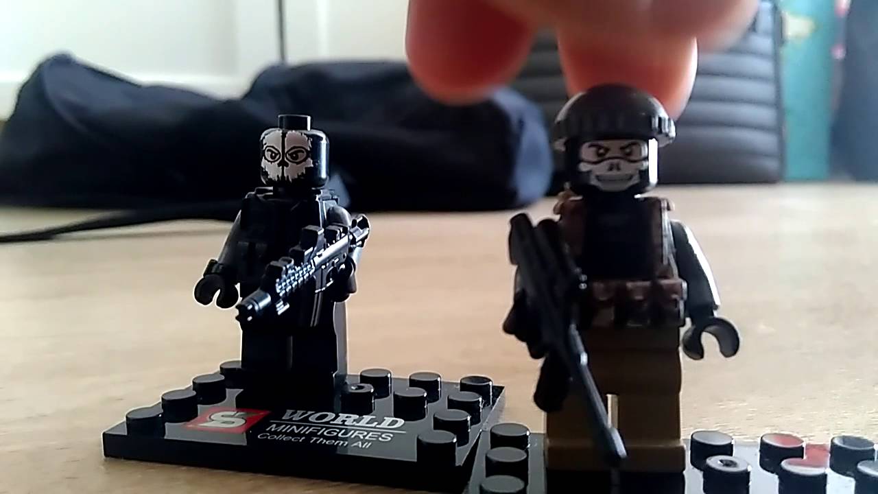 Mes customs lego call of duty ghost - YouTube