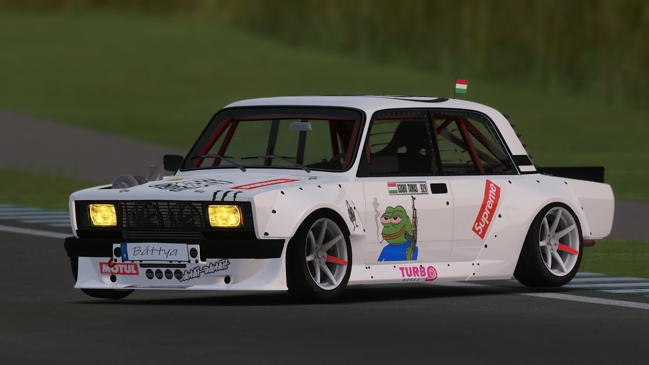 Lada 2105 2JZ Drifting at VDC Mondello + car download - YouTube