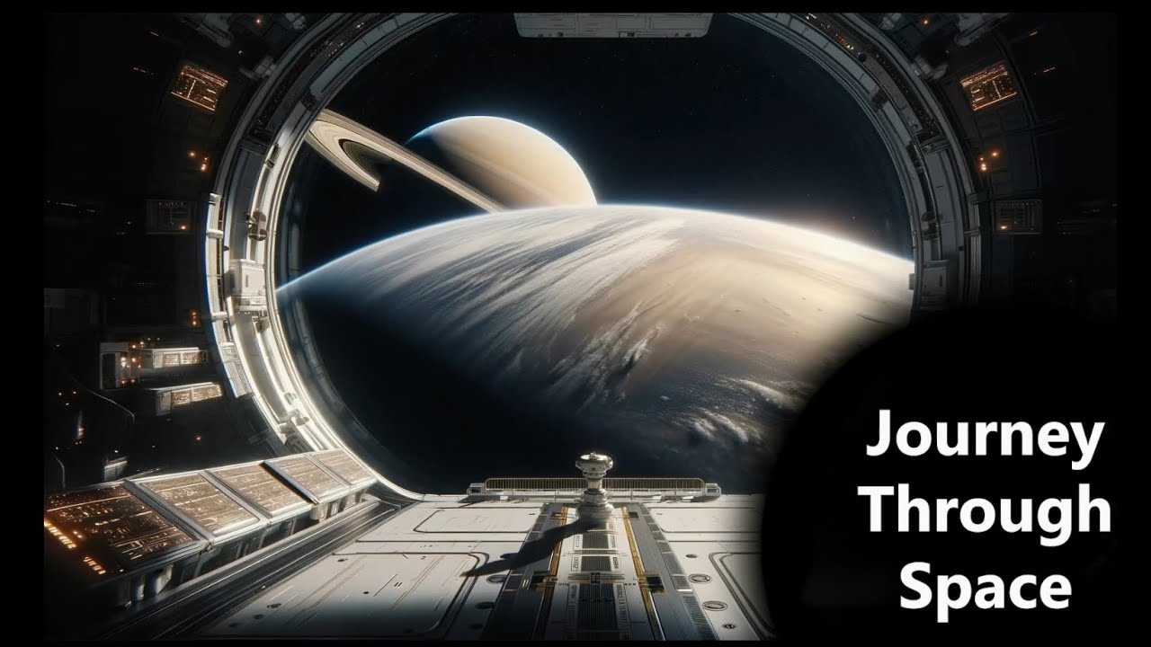 Journey Through Space: Harmony of Saturn and Technology | Relaxation ...