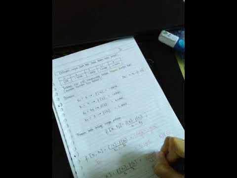 Polinom Newton derajat tiga - YouTube