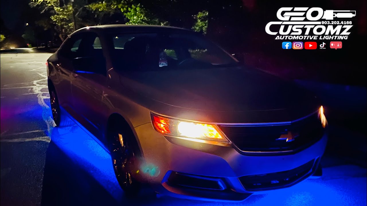 2015 Chevy Impala | LED Underglow Kit | RGB Multi-Color | GeoCustomz ...