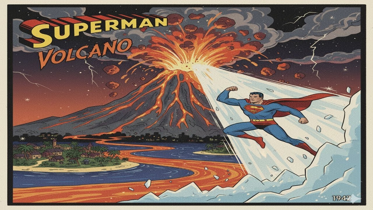 Superman – Volcano💥 (1942) | Classic Cartoon Episode-8 - YouTube