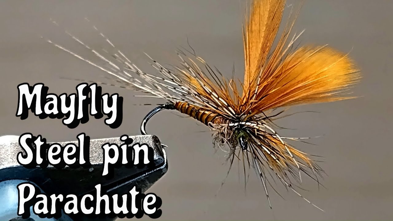 HUNTING MAYFLY - LOOP PARACHUTE - STEEL PIN!! STEP BY STEP!!!! M.P ...