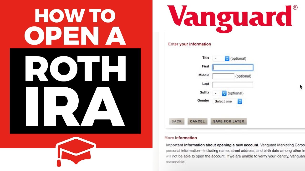 How To Open A Roth IRA At Vanguard YouTube