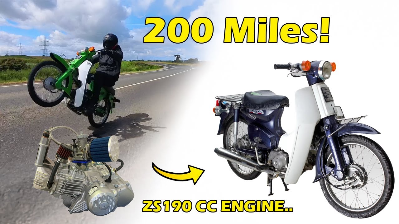 I Rode 200 Miles on My ZS190 Engine Honda C50 and Lived to Tell the ...