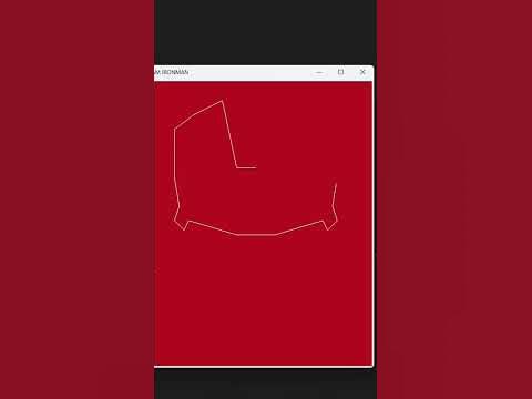 DRAW IRONMAN MASK ️ USING PYTHON #shorts #python #ironman #coding #developer - YouTube
