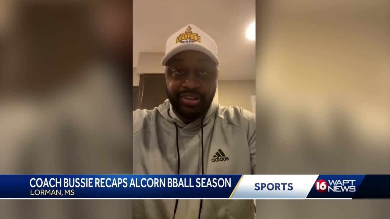 Alcorn head MBB coach Landon Bussie reflects on season - YouTube