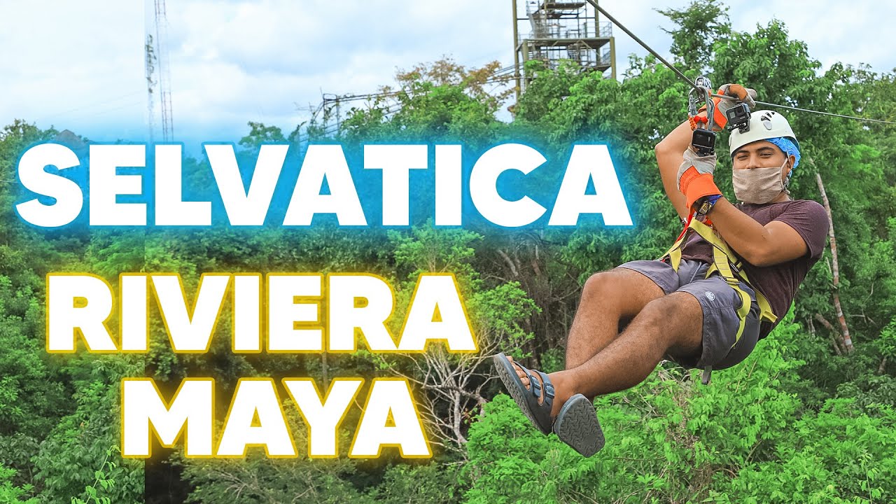 🔴 SELVATICA PARK en RIVIERA MAYA ¡PARQUE EXTREMO de tirolesas y ...