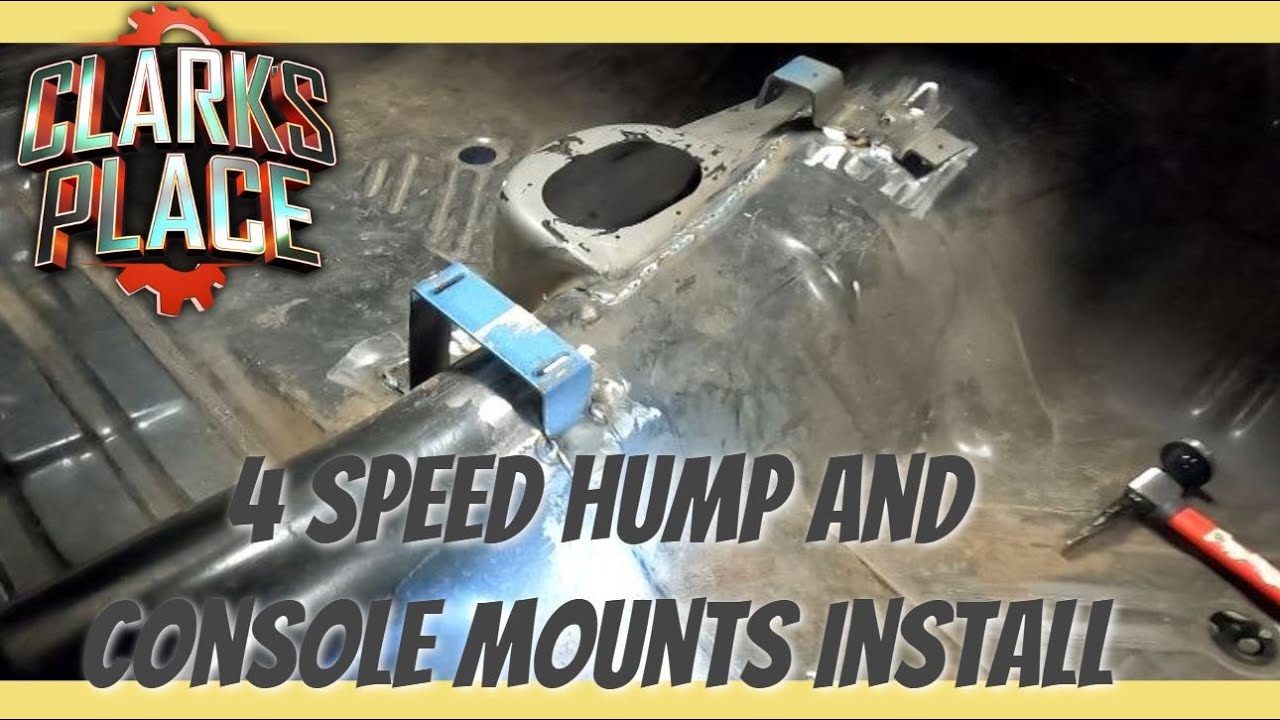 69 B-Body 4 Speed Shifter Tunnel and Console Bracket Install - YouTube