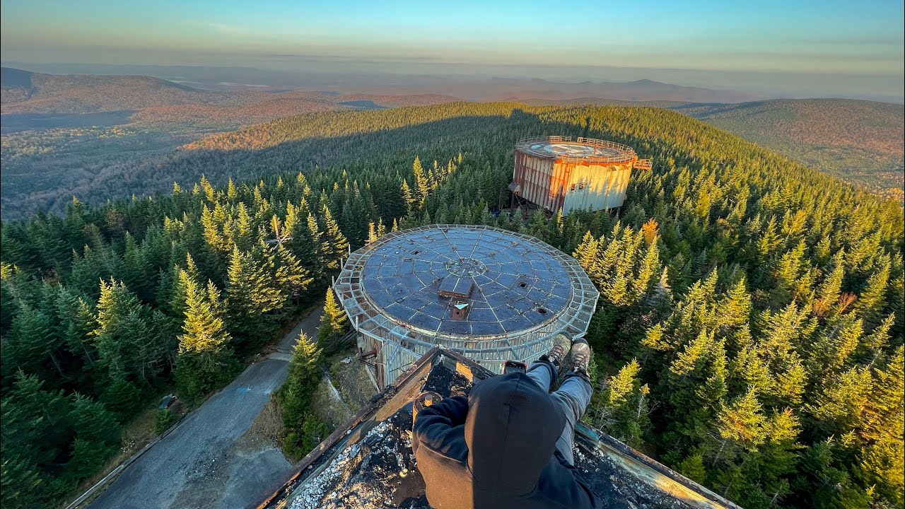Camping at an Abandoned Cold War Radar Base - YouTube