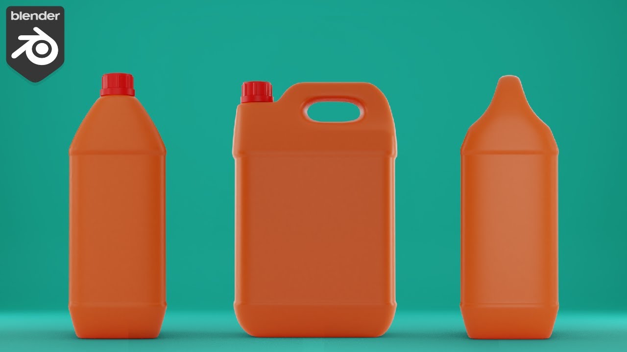 Blender Tutorial: Simple and Realistic Jerrycan - YouTube