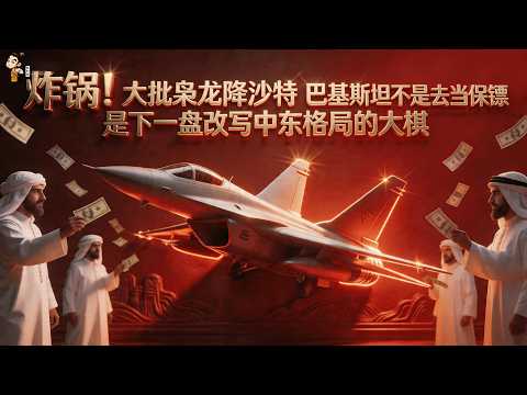 全球炸锅！大批枭龙降沙特，沙特放着土耳其不找，为啥偏请巴基斯坦？真相藏着东方布局！枭龙落地沙特那一刻，中东格局已变，巴铁赢麻了！#pakistan #中東局勢 #中東戰爭 #伊朗局勢 #枭龙3