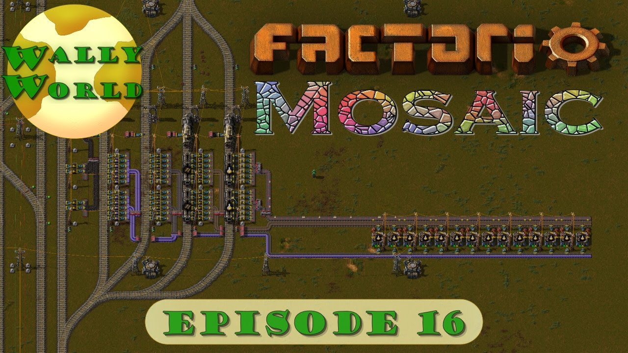 Factorio Mosaic, Episode 16: Yellow Science and more Steel - Let's Play ...