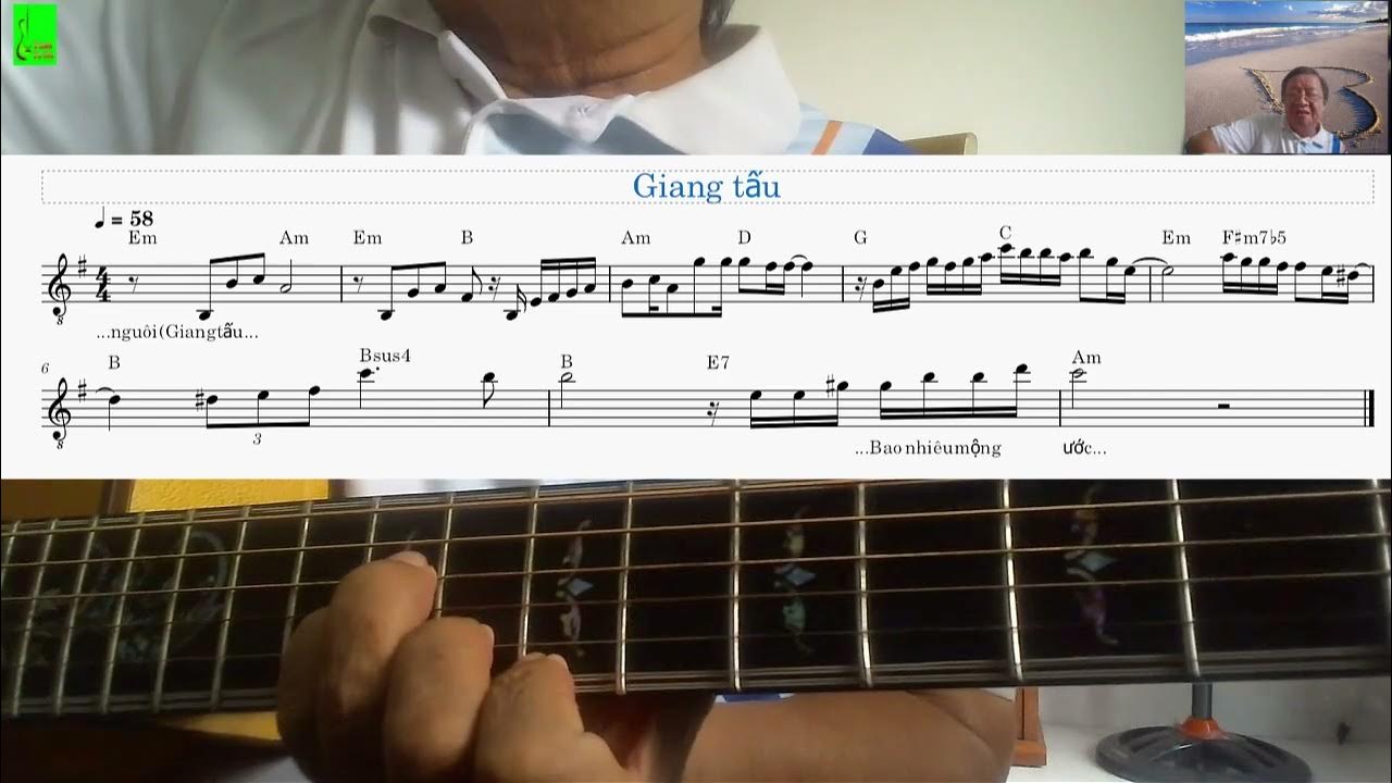 BIỂN VÀ EM (BÀI 47D) - GUITAR CHO NGƯỜI LỚN TUỔI - TUAN TA HO - YouTube