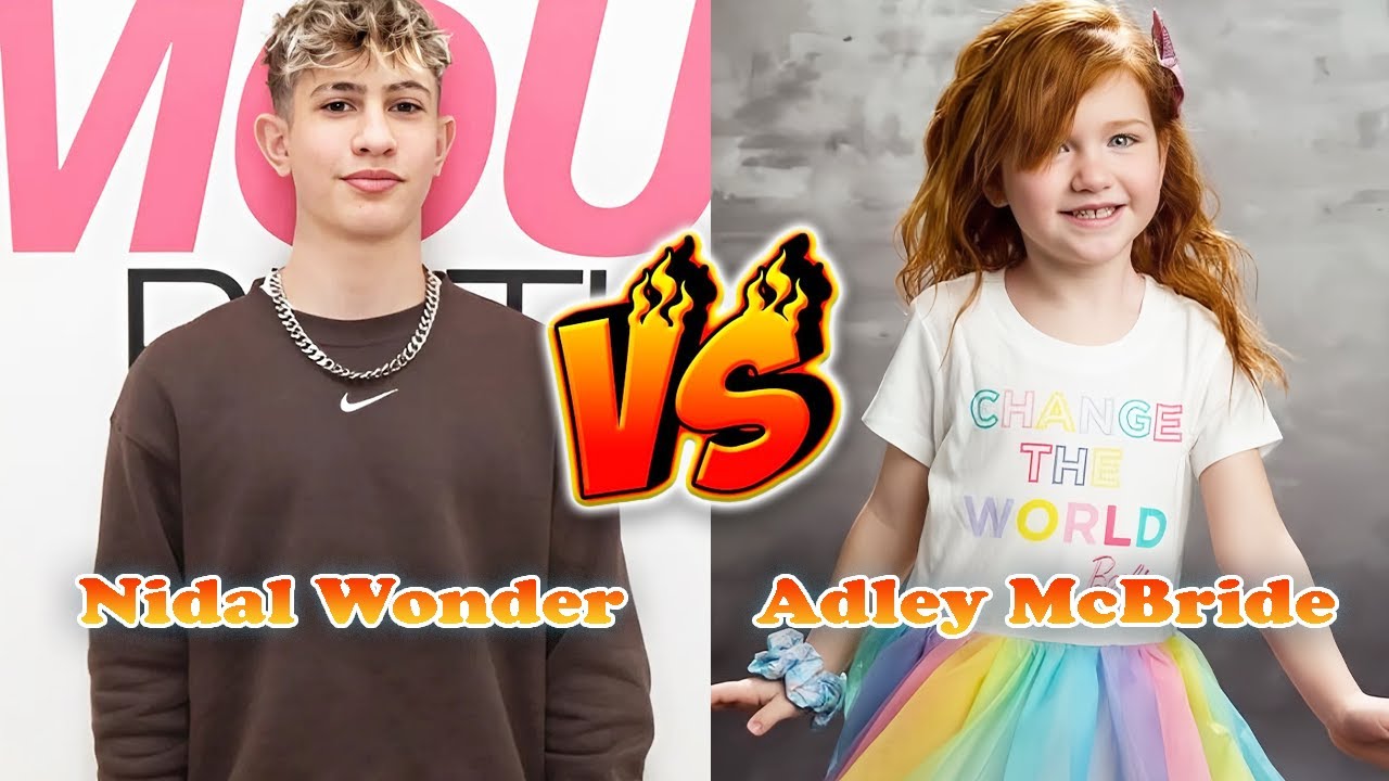 Nidal Wonder VS Adley McBride Transformation 👑 From Baby To 2025 - YouTube
