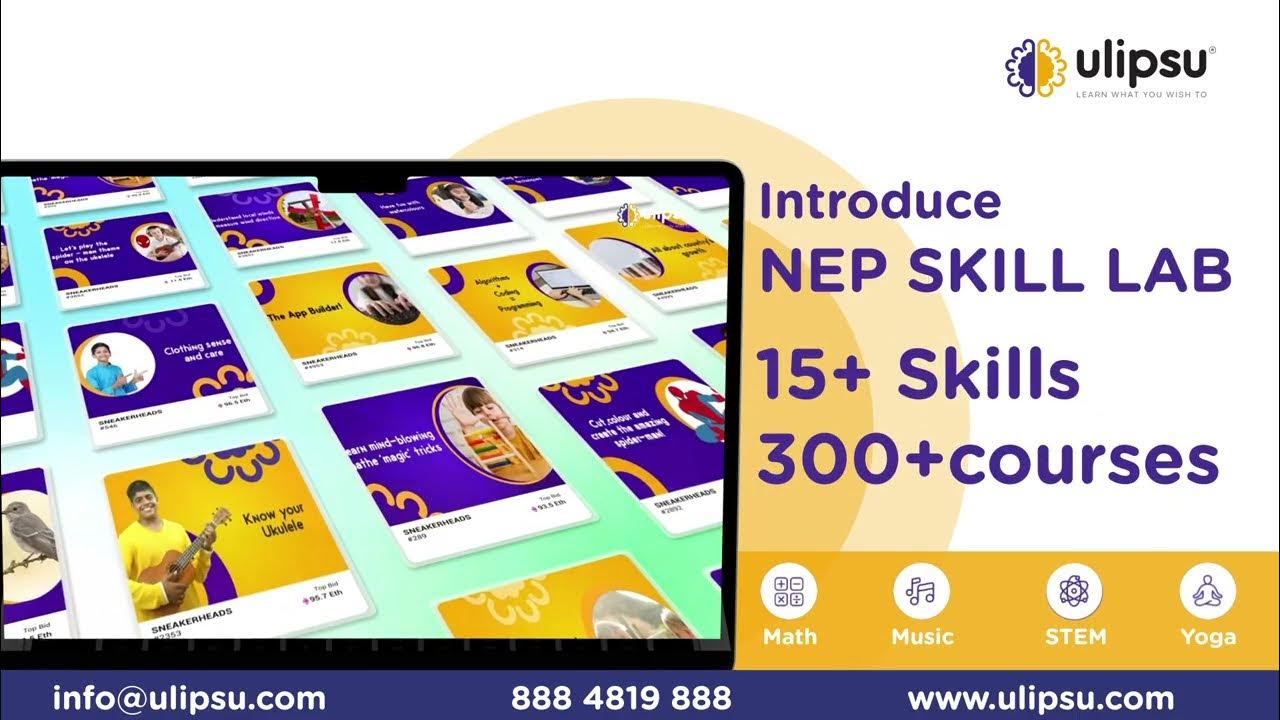 Ulipsu | SKILL LAB | NEP aligned program for schools - YouTube