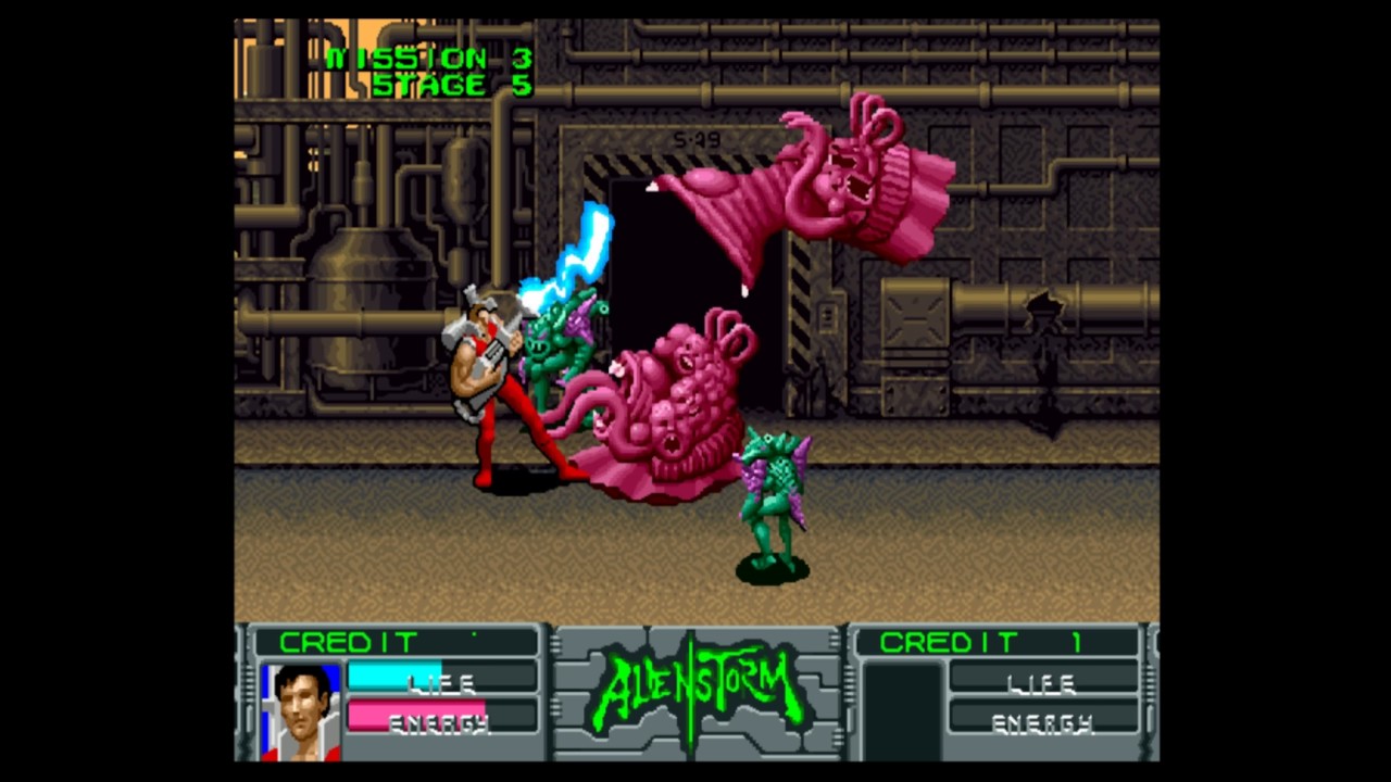 alien storm arcade playthrough 60 fps - YouTube