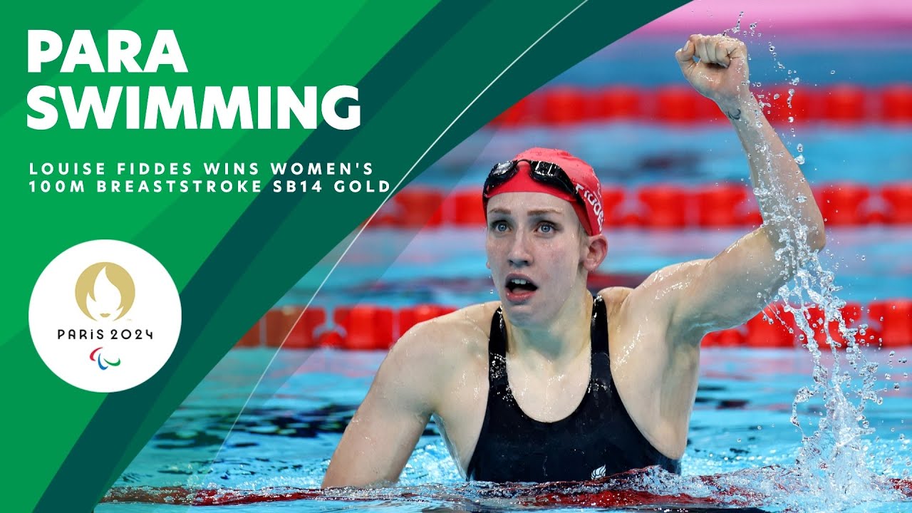 Fiddes Takes Gold For Great Britain In Women's 100m Breaststroke SB 14 ...