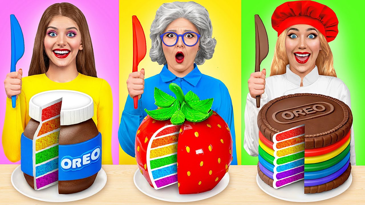 Reto De Cocina Yo vs Abuela | Guerra de Cocina Divertida de Mega DO ...