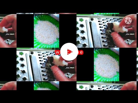 how to make desiccated coconut/ nariyal ka burada recipe - YouTube