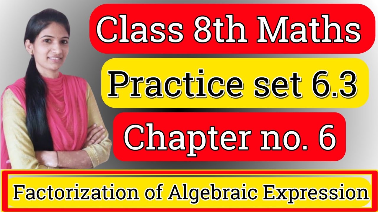 Class 8th Maths practice set 6.3 | Chapter no 6 | Maharashtra State ...