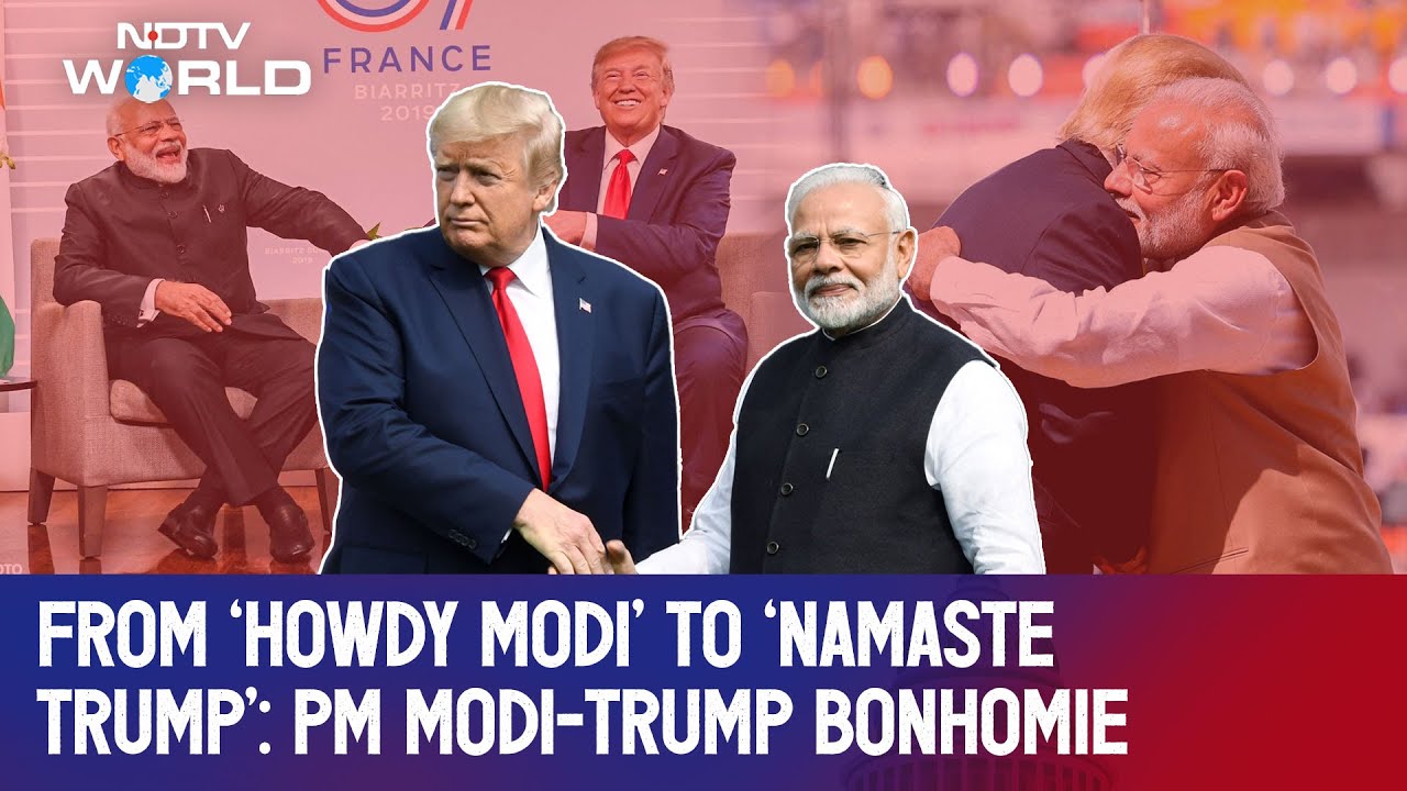 Trump Modi Friendship | 'Howdy Modi' To 'Namaste Trump': PM Modi-Trump ...