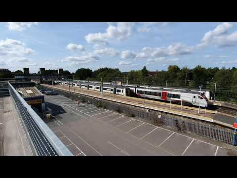 Three Trains At Harlow Town Station - YouTube