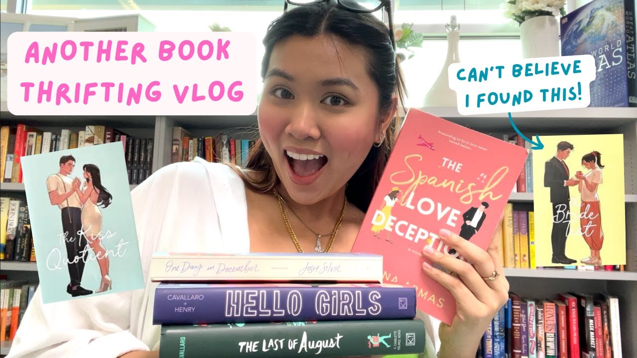 book thrifting with me (major booktok scores!!) - YouTube