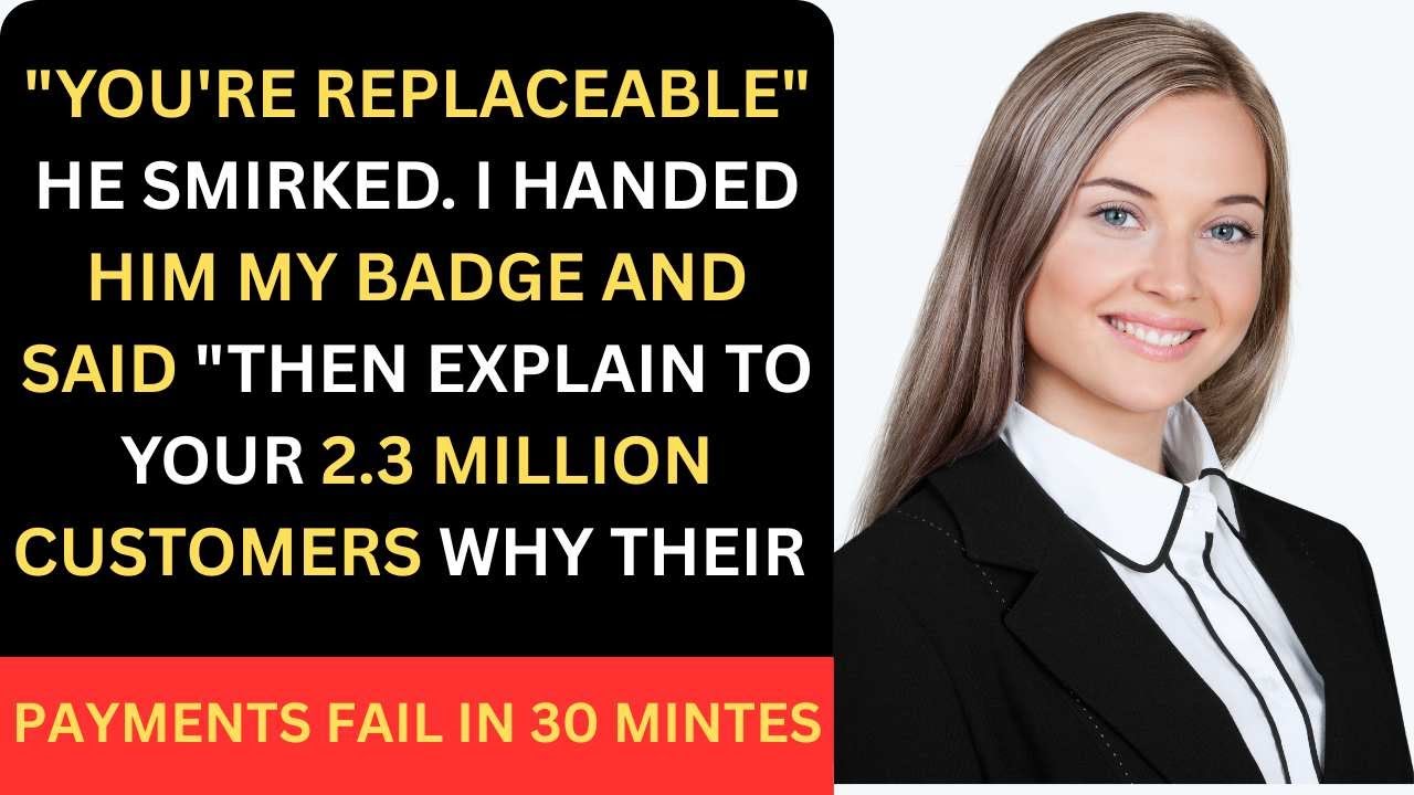 Boss Said I Was Replaceable - So I Deleted Everything and Left - YouTube