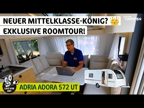 Adria Adora 572 UT (2026): Der GFK-Wohnwagen ist KOMPLETT NEU! | Exklusiver Detail-Check