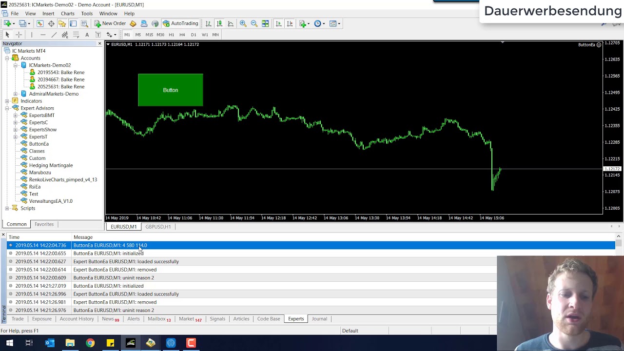 Buttons im MT4 Chart erzeugen - Schritt für Schritt Anleitung in MLQ4 ...