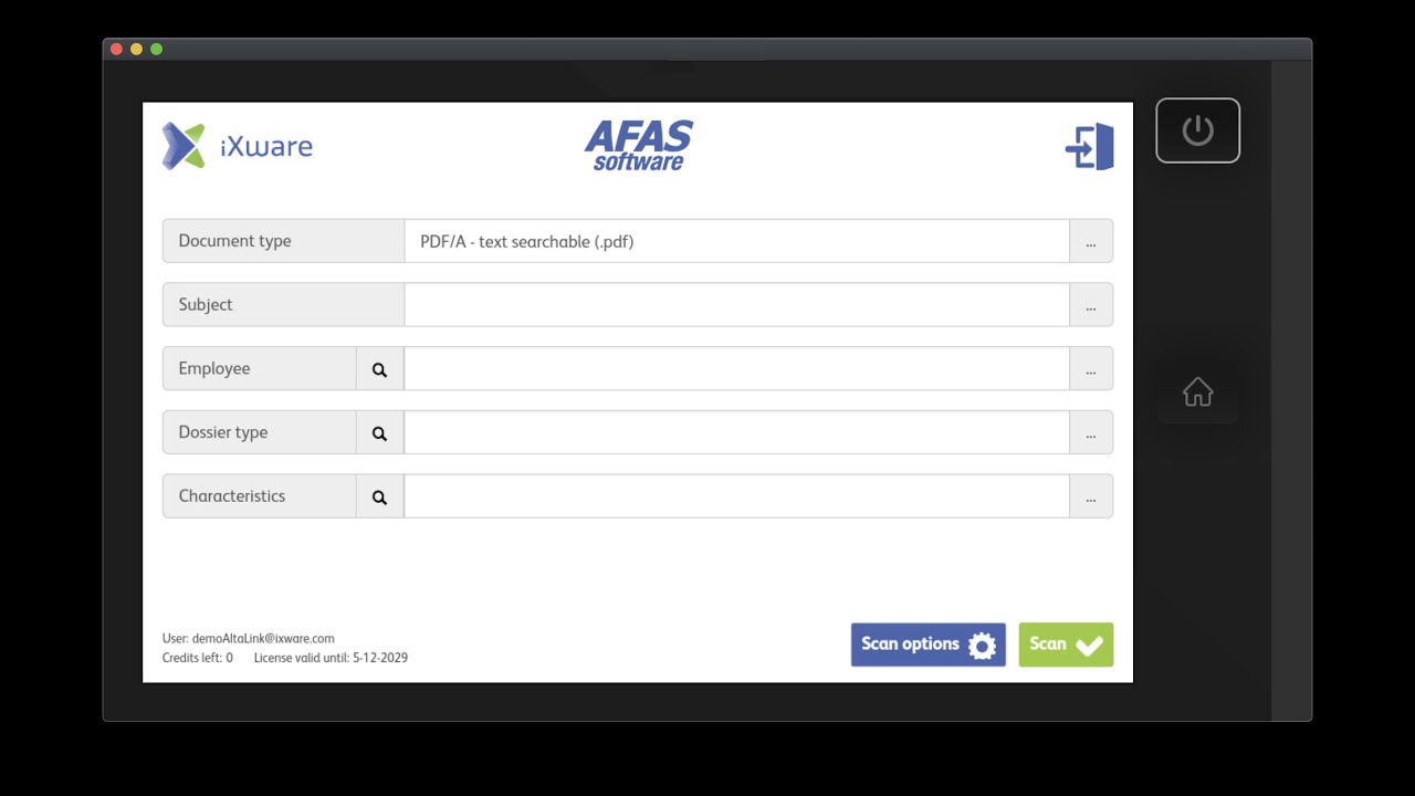 iXware Cloud Scan to AFAS - YouTube