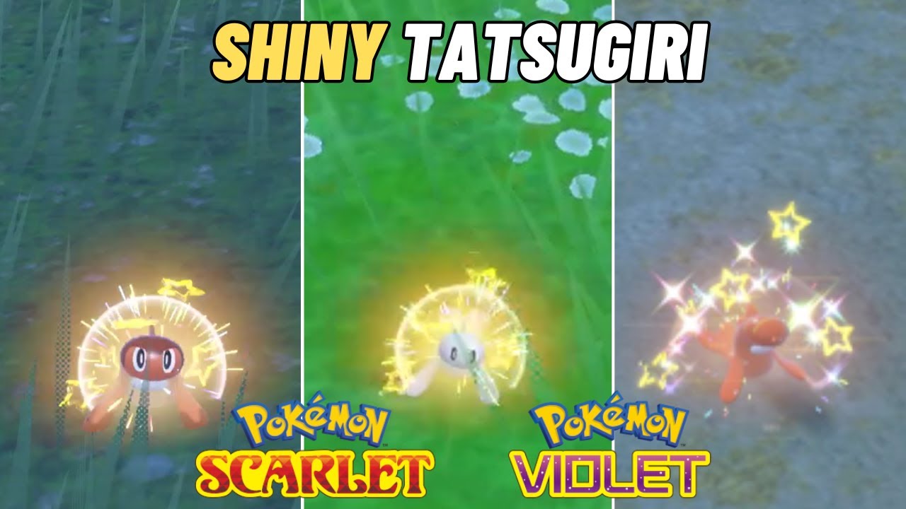 SHINY TATSUGIRI REACTION In Pok mon Scarlet And Violet All Three Forms shiny-tatsugiri-reaction-in-pok-mon-scarlet-and-violet-all-three-forms