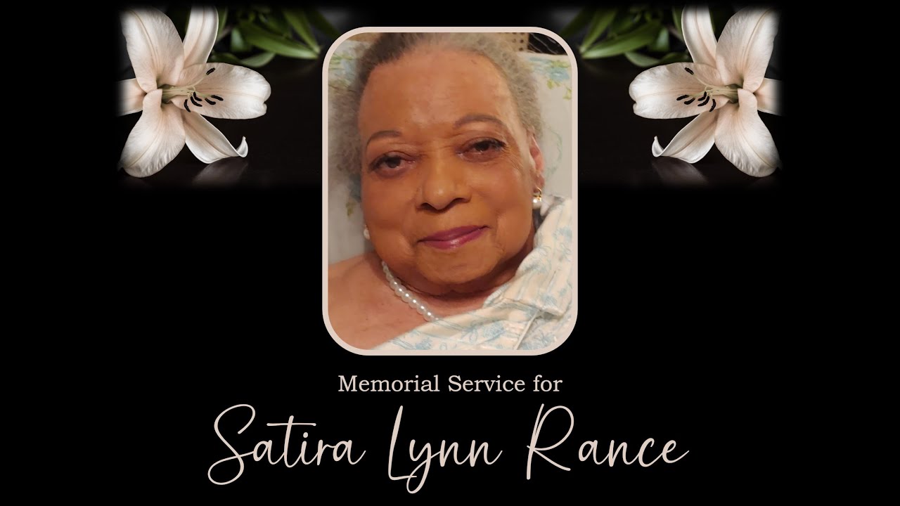 Memorial Service for Satira Lynn Rance - 10AM on Saturday, November 5 ...