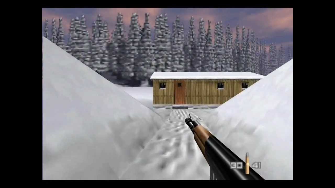 Goldeneye 007 Walkthrough Part 4: Snowy Day - YouTube