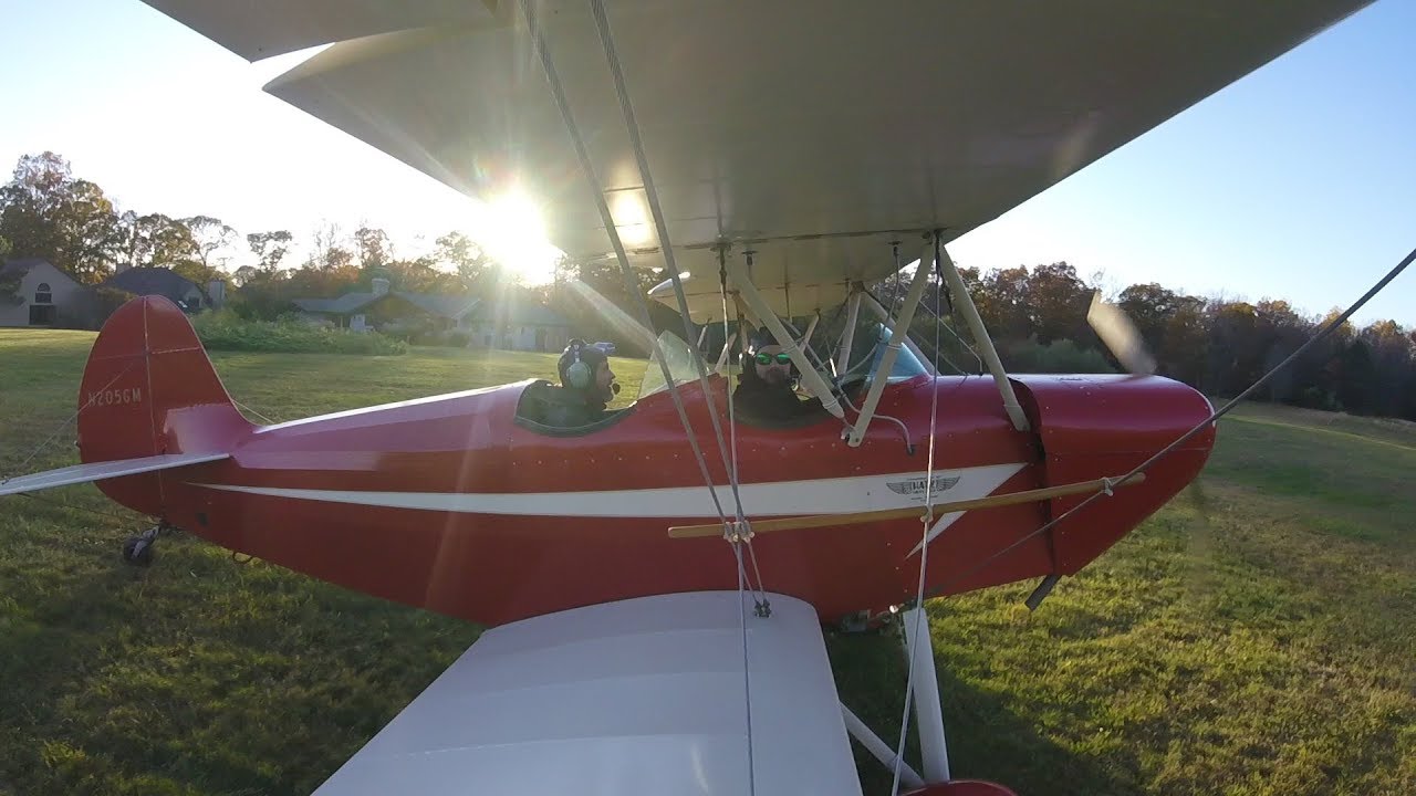 Ryan's Hatz Biplane ride - YouTube