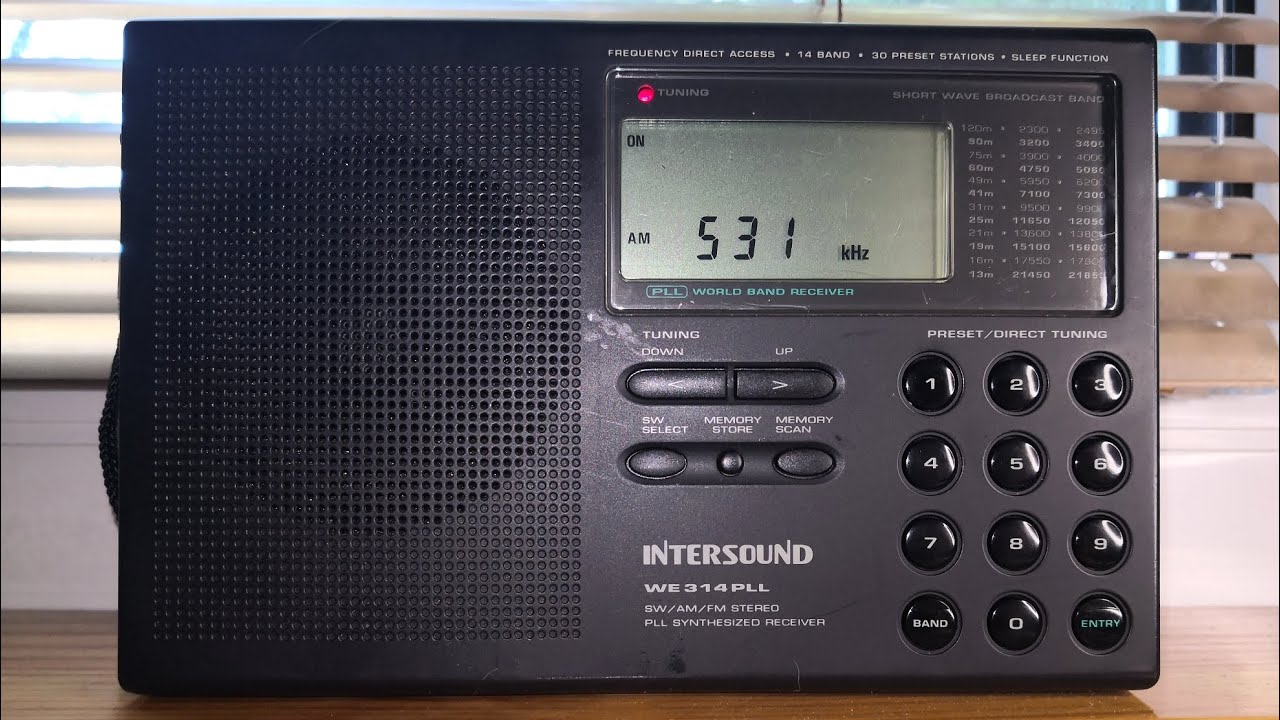 INTERSOUND WE 314 PLL, MW scan, puternică prezenţă Românească, strong ...